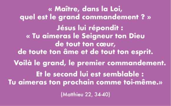 Quel est le plus grand commandement ? - Paroisse St-Nicolas-des-Champs